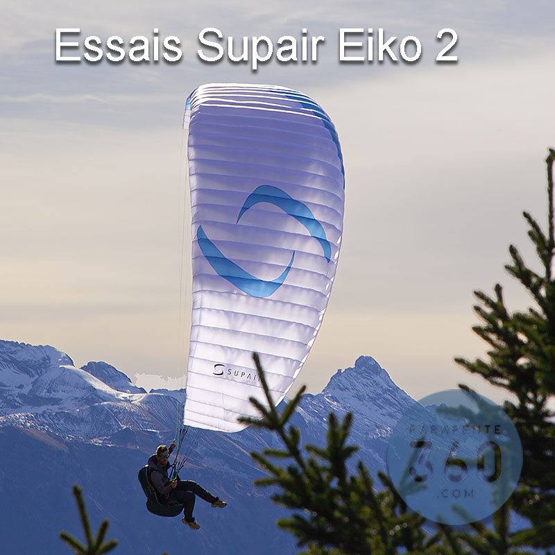 Essais Supair Eiko 2 parapente light