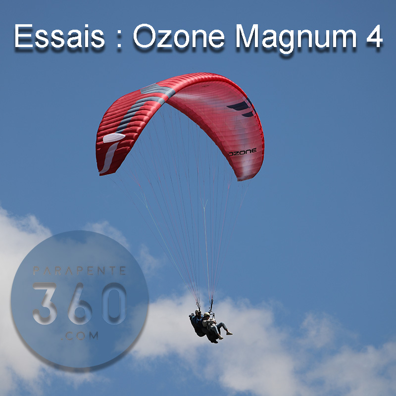 Essais Ozone Magnum 4 parapente biplace